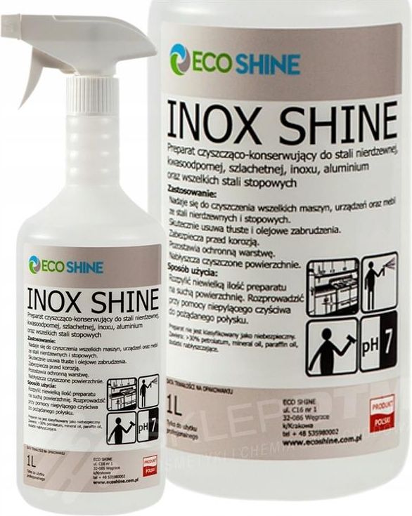 Ecoshine Eco Shine Inox Czyszczenie Stali Nierdzewnej 1L - Ceny i ...