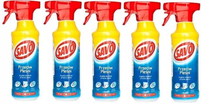 Savo Płyn 0,5L Usuwanie Pleśni Zestaw 5X500Ml - Opinie i atrakcyjne ...