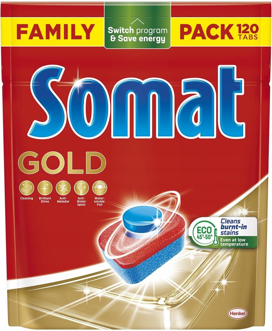 Somat Tabs Gold Tabletki Do Zmywarki 120szt. - Ceny i opinie - Ceneo.pl