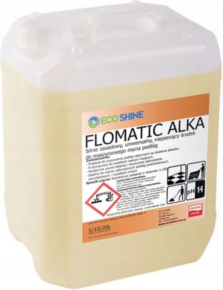 Ecoshine Eco Shine Flomatic Alka 10 Lmaszynowe Mycie Podłóg - Opinie i ...
