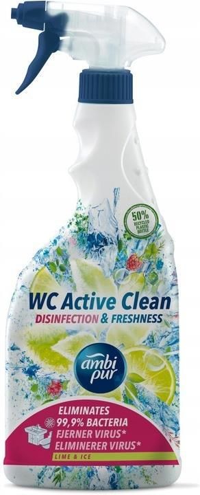 Ambi Pur Ambipur Lime & Ice Spray Do Czyszczenia Toalet Wc 750Ml ...