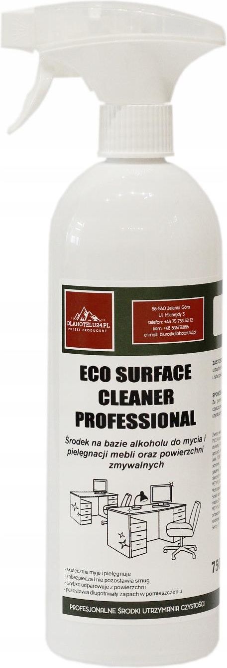 Dlahotelu24 Eco Surface Cleaner Professional 0,75L Mycie I Pielęgnacja ...