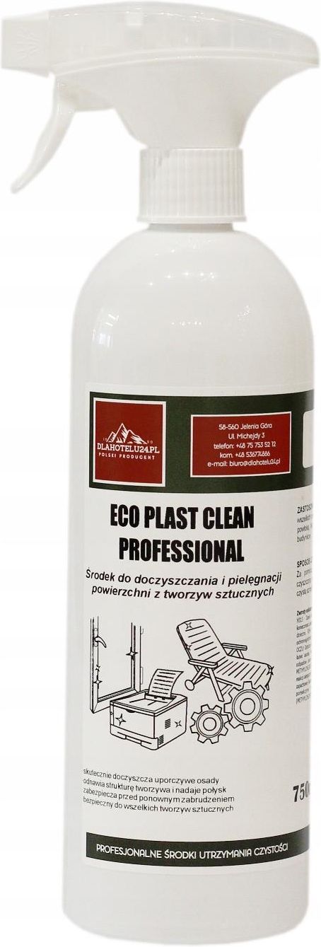 Dlahotelu24 Eco Plast Clean Professional 0,75L Czyszczenie Powierzchni ...