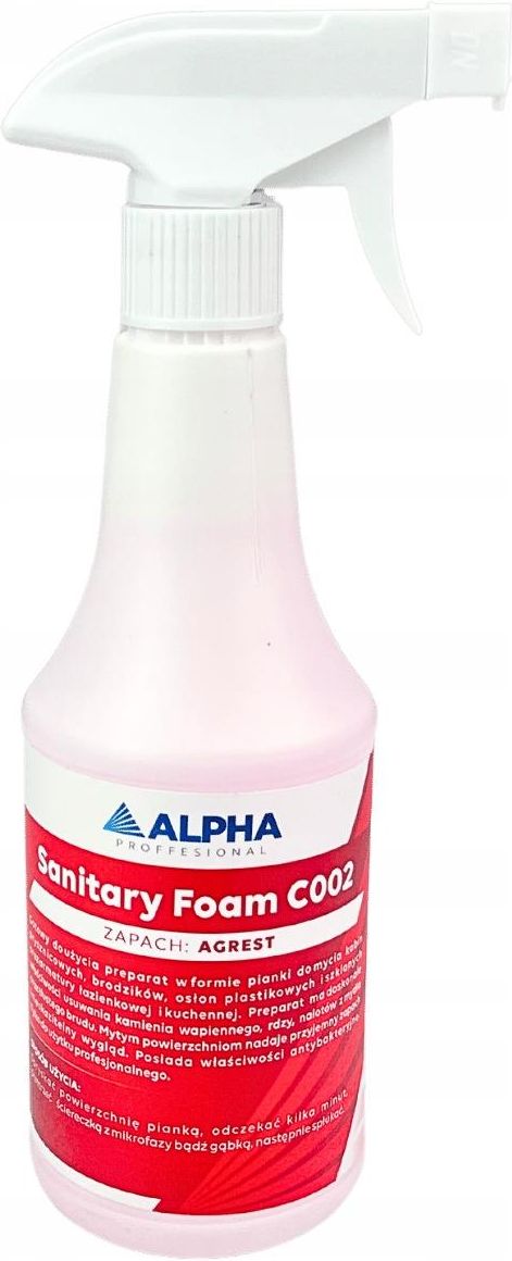 Pianka Do Mycia Łazienki Agrest 500Ml Sanitary Foam Alpha C002 - Opinie ...