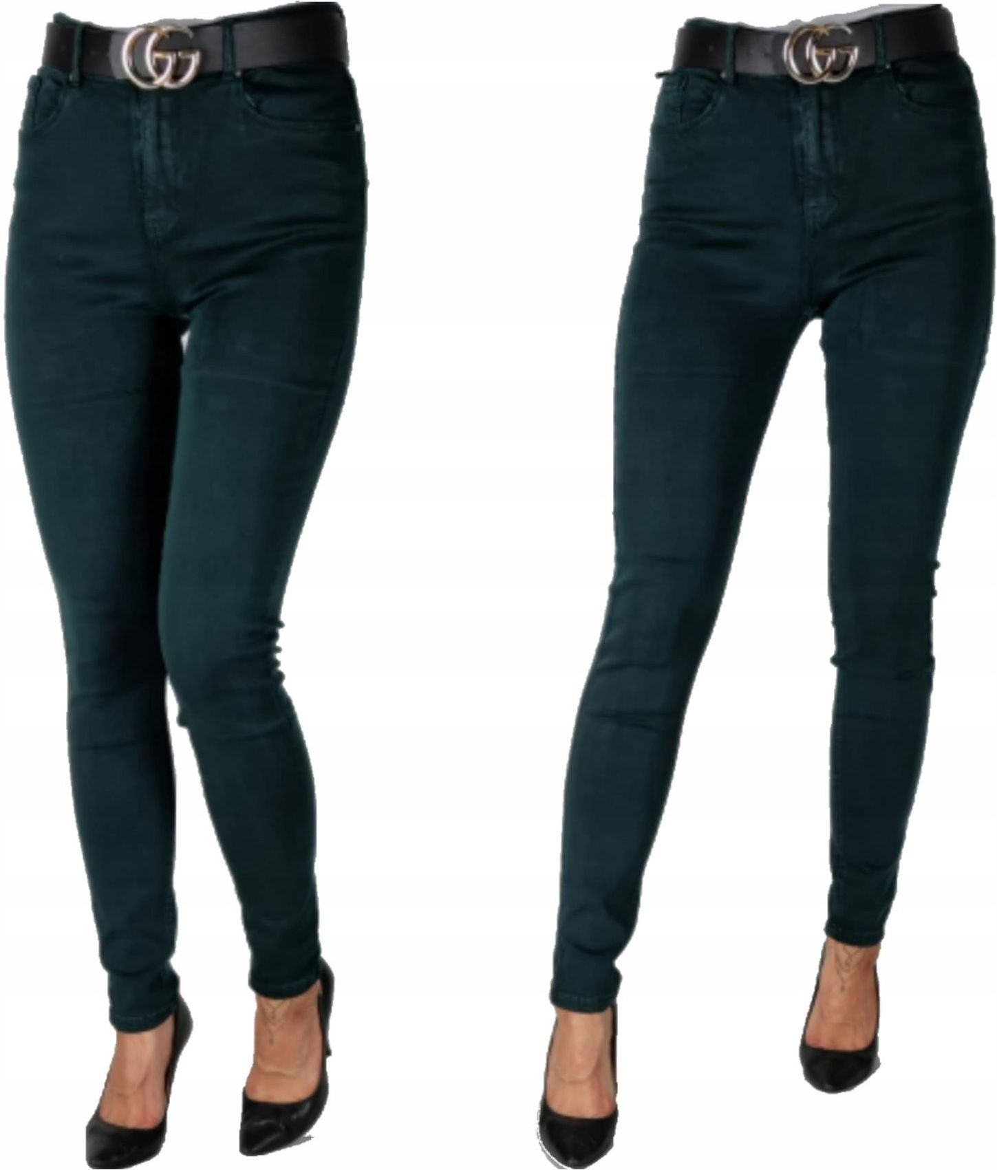 Spodnie Zielone Goodies Z Wysokim Stanem Roz 42 - Ceny i opinie - Ceneo.pl