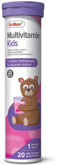 Dr. Max Pharma Multivitamin Kids 20tabl. - Opinie i ceny na Ceneo.pl
