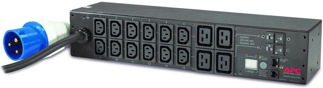 Listwa zasilająca Apc RACK PDU, METERED, 2U, 32A, 230V, (12) C13 & (4) C19 (AP7822B) - Opinie i ...