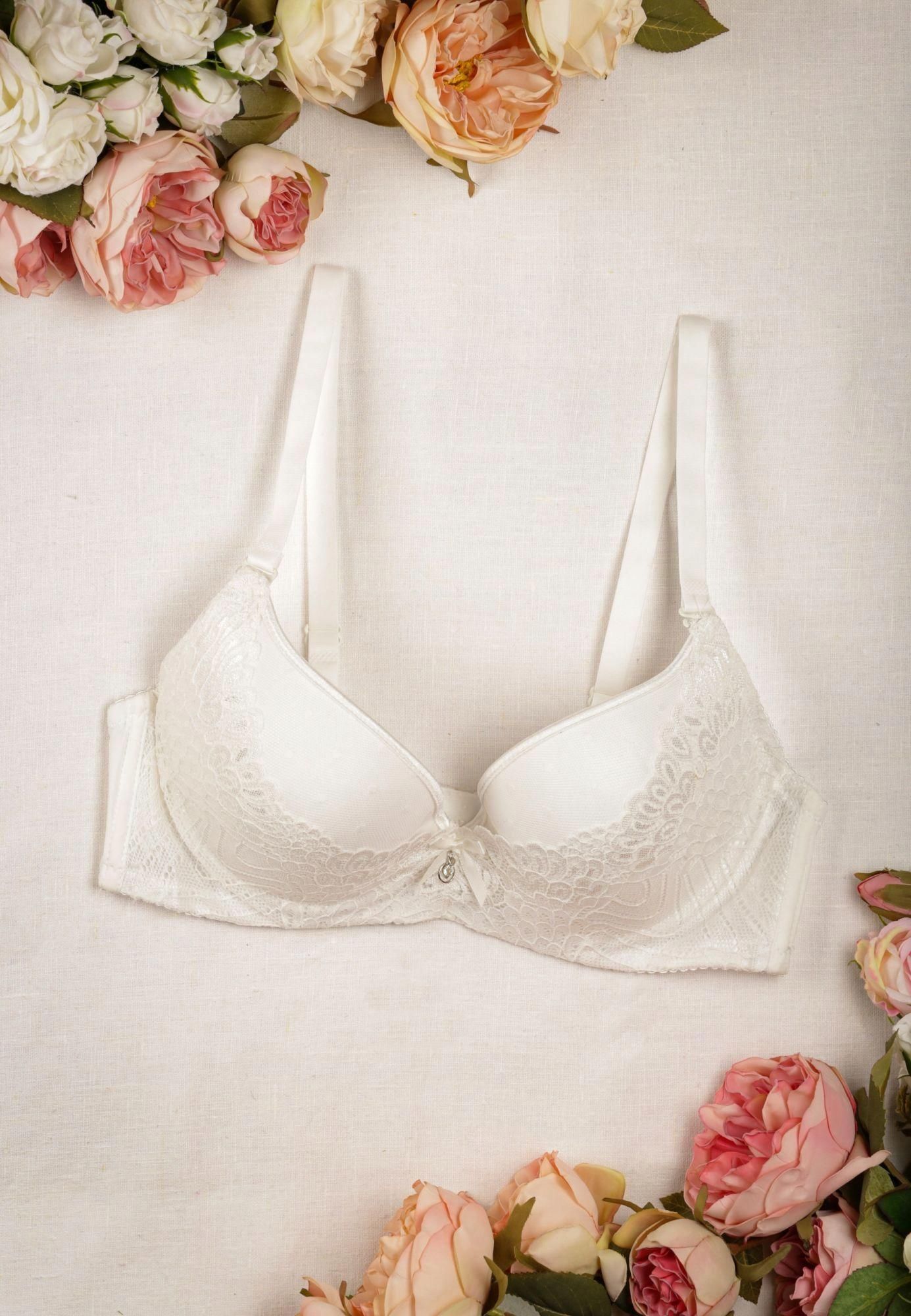 Born2Be Beżowy Biustonosz damski 80B Push-up - Ceny i opinie - Ceneo.pl