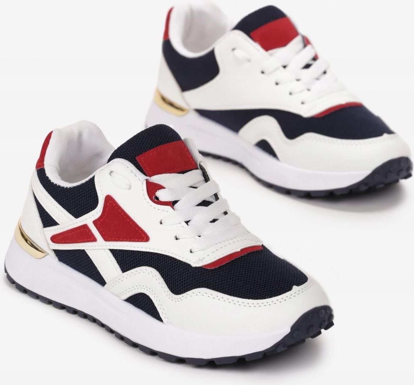 Born2Be Czerwono-Granatowe Sneakersy damskie 39 - Ceny i opinie - Ceneo.pl