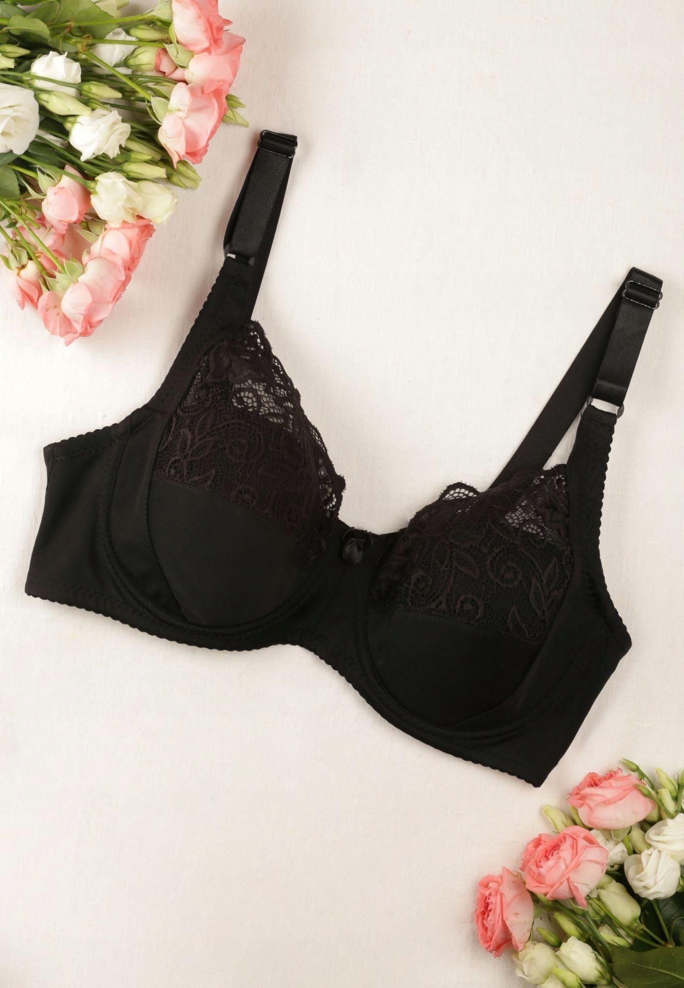 Born2Be Czarny Biustonosz damski 90DD Klasyczny - Ceny i opinie - Ceneo.pl