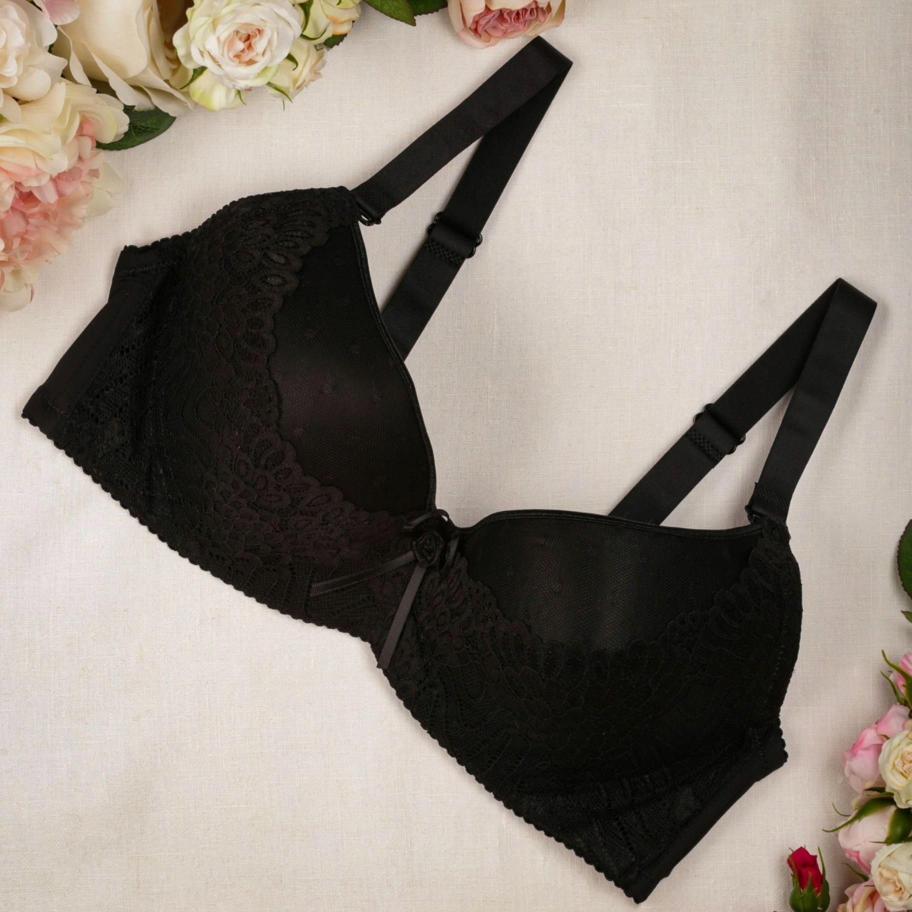 Born2Be Czarny Biustonosz damski 95C Full Cup - Ceny i opinie - Ceneo.pl