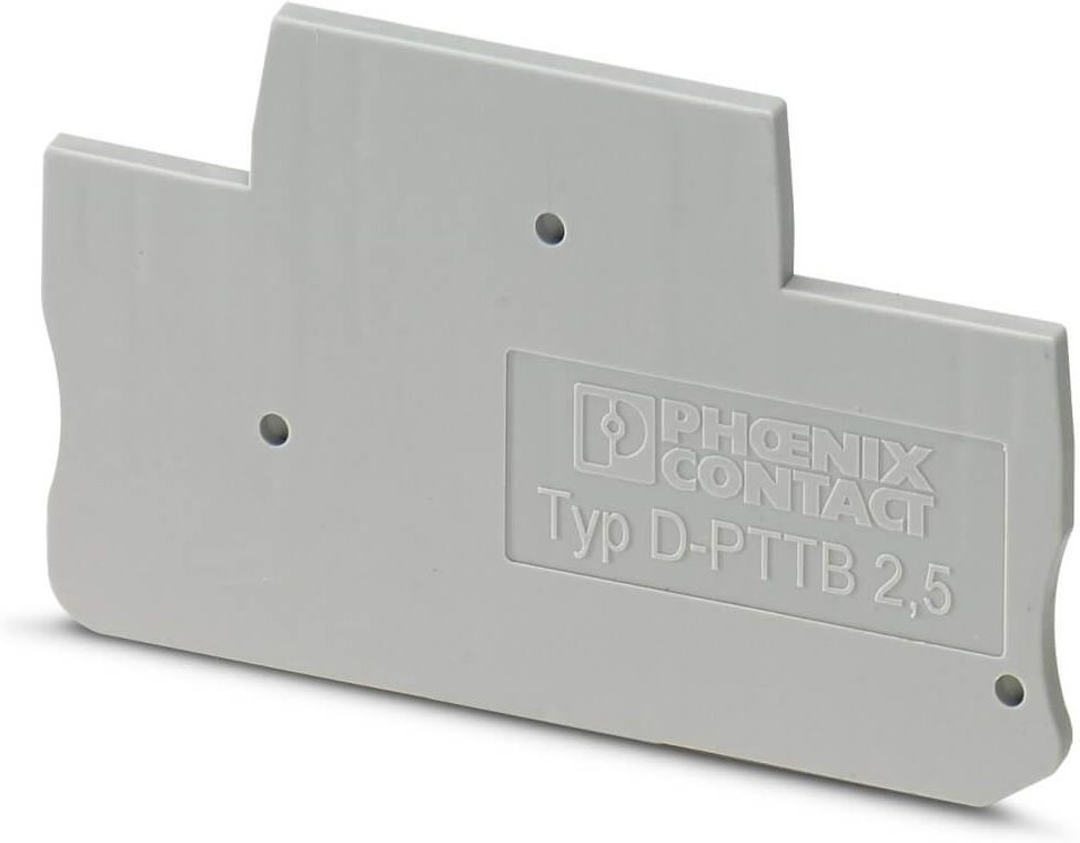 Phoenix Contact D-Pttb 2,5 Płytka Końcowa Do Złącz 2-Poziomowych 2,5mm2 Szara 3211634 - Opinie i ...