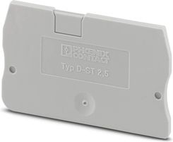 Phoenix Contact D-St 2,5 Płytka Końcowa Do Złącz 2,5mm2 Szara 3030417 ...