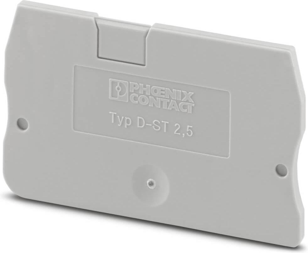 Phoenix Contact D-St 2,5 Płytka Końcowa Do Złącz 2,5mm2 Szara 3030417 ...