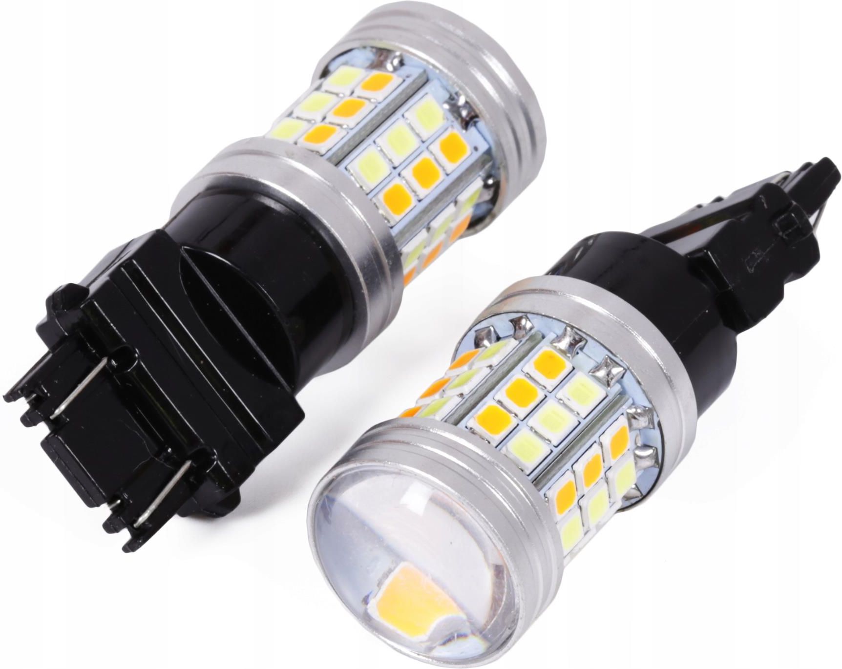 Interlook Dual W21/5W 3157 Żarówka 45 Led Biała Pomarańczowa 3157-45Smd ...