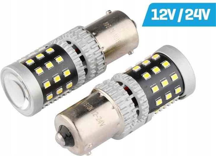 Dbautomotive Żarówka R5W/R10W Ba15S 12/24V 39szt. Led Canbus Biała - opinie i ceny na Ceneo.pl