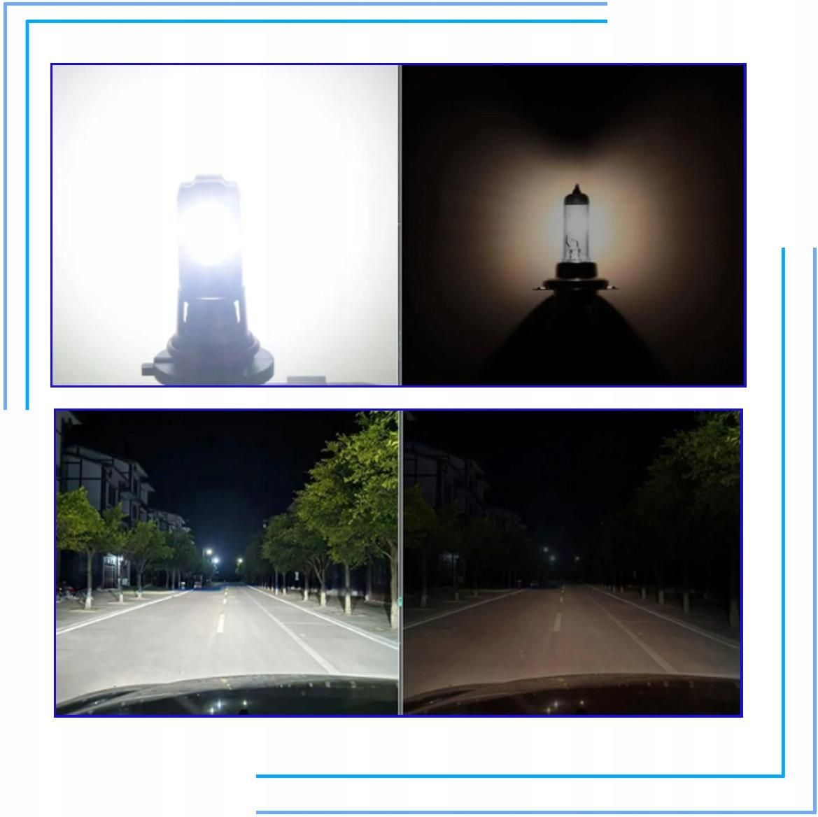 Interlook Żarówki Led Światła Mijania Drogowe H11 I7S 30W 12V 4000Lm ...