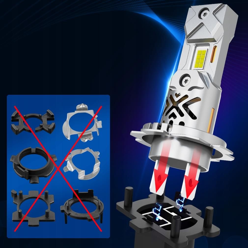Xstorm Żarówki Led H7 1 Do Więcej Światła Retrofit Dopasowane 6500K ...