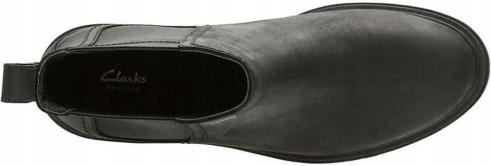 Clarks botki damskie płaski obcas skórzane czarne wodoodporne 37 - Ceny ...