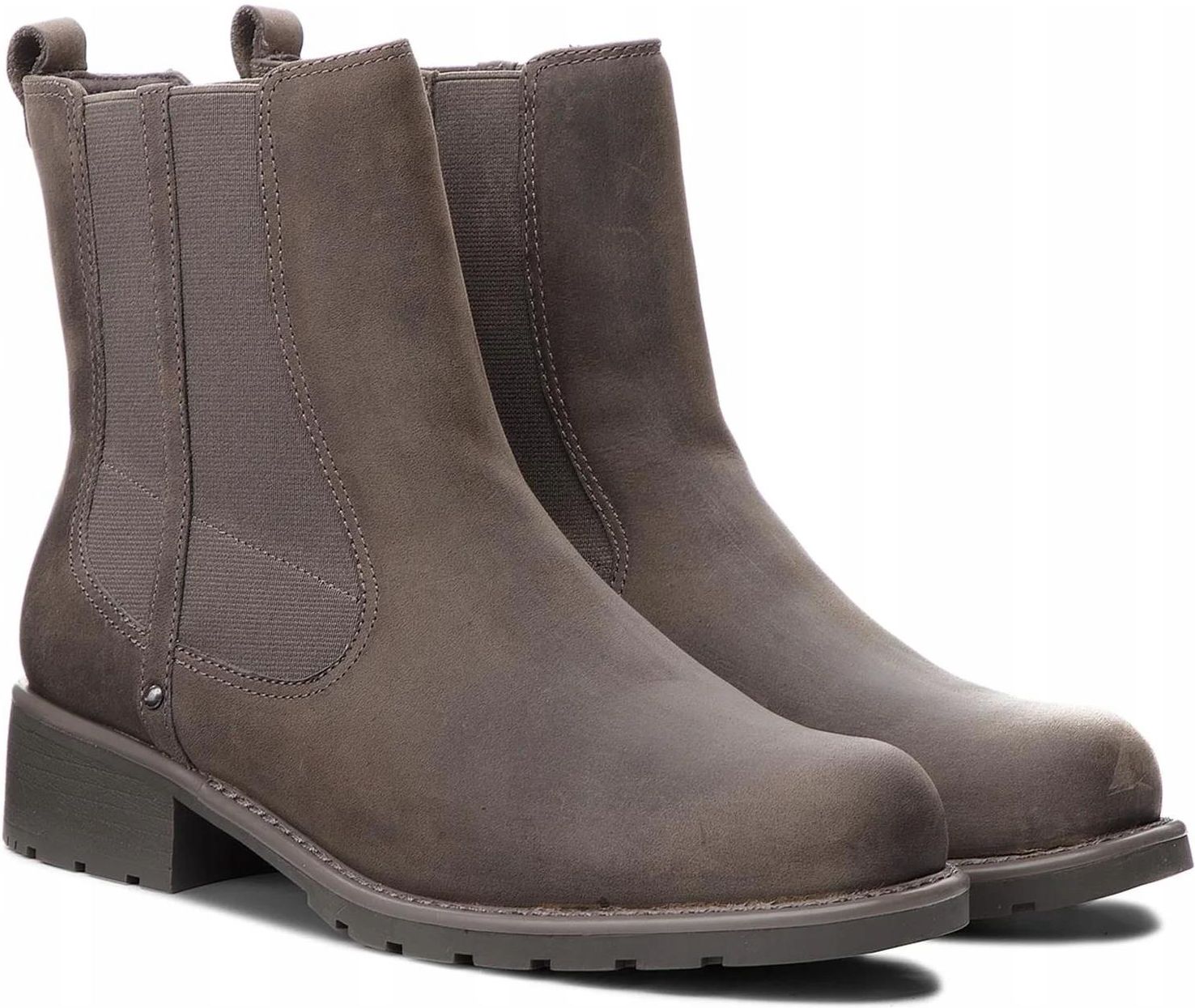Botki Clarks Orinoco Hot szare skórzane ocieplane 35,5 - Ceny i opinie ...
