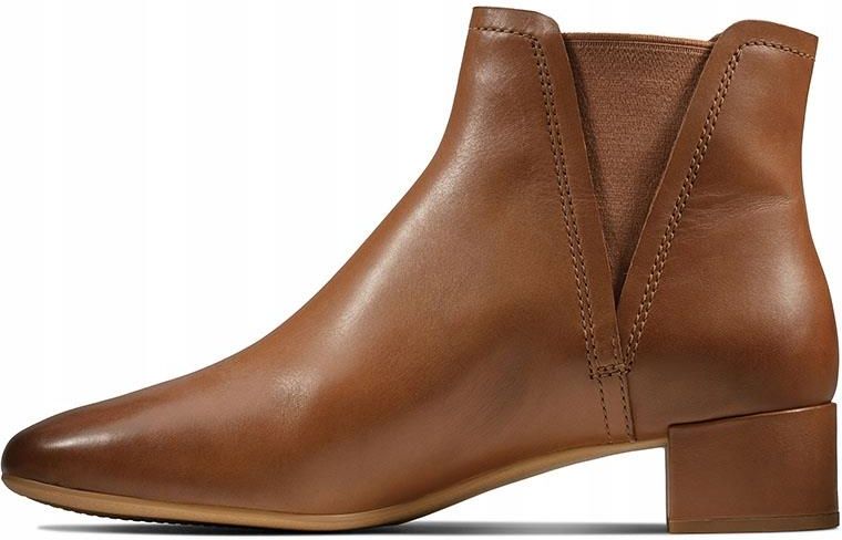 Botki Clarks Orabella Ruby brązowe skórzane 37 - Ceny i opinie - Ceneo.pl