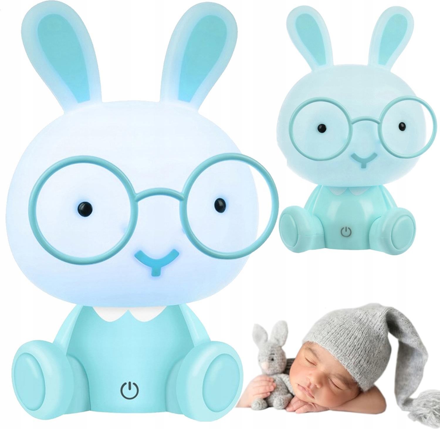 Lux Lampka Nocna Dla Dzieci Rabbit Królik 30Cm 3 Tryby Led Kolory - Ceny i opinie - Ceneo.pl