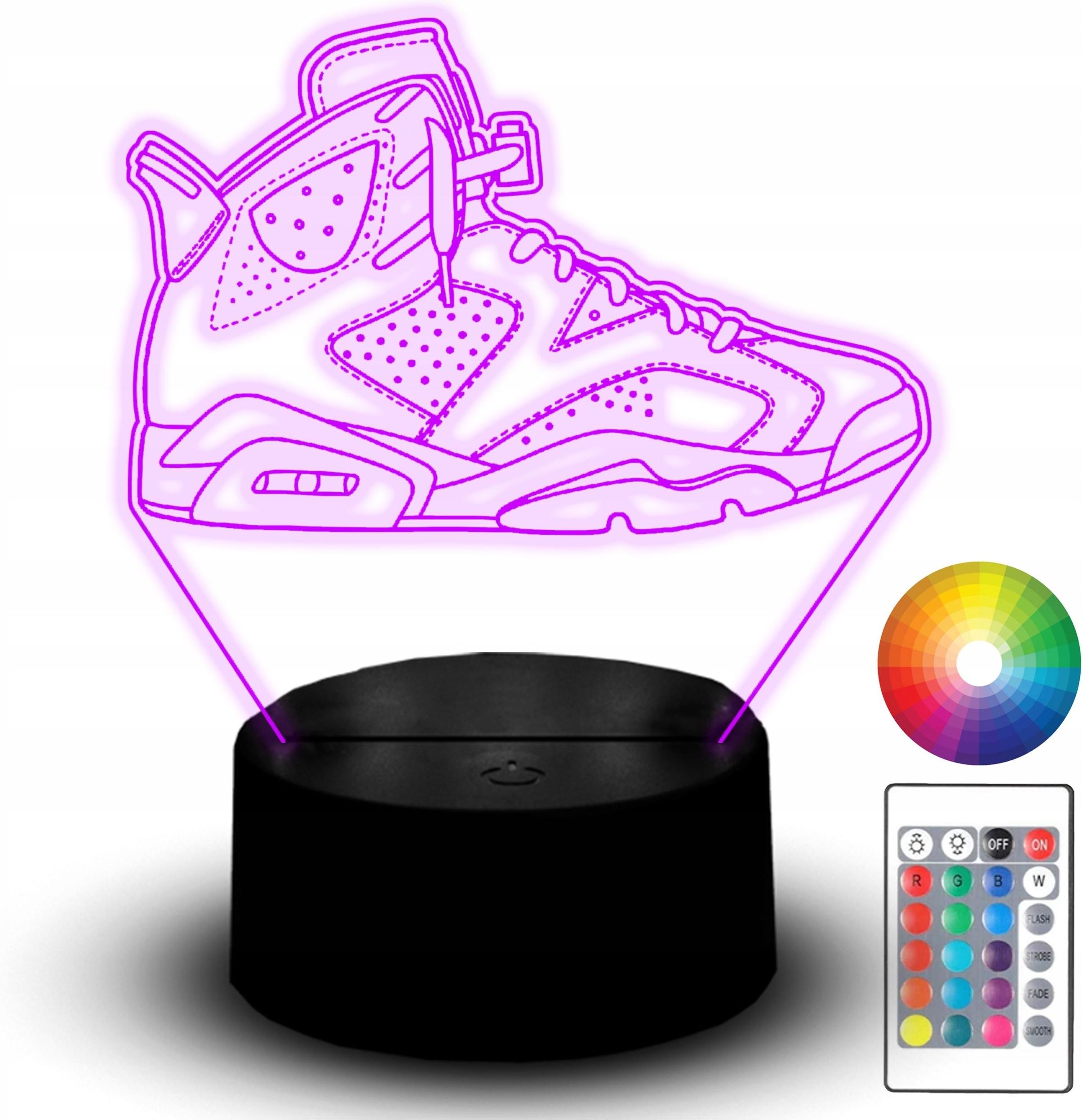 Lampka Nocna Led Statuetka Nike Sb Air Jordan 6 Streetwear But Dla Fana ...