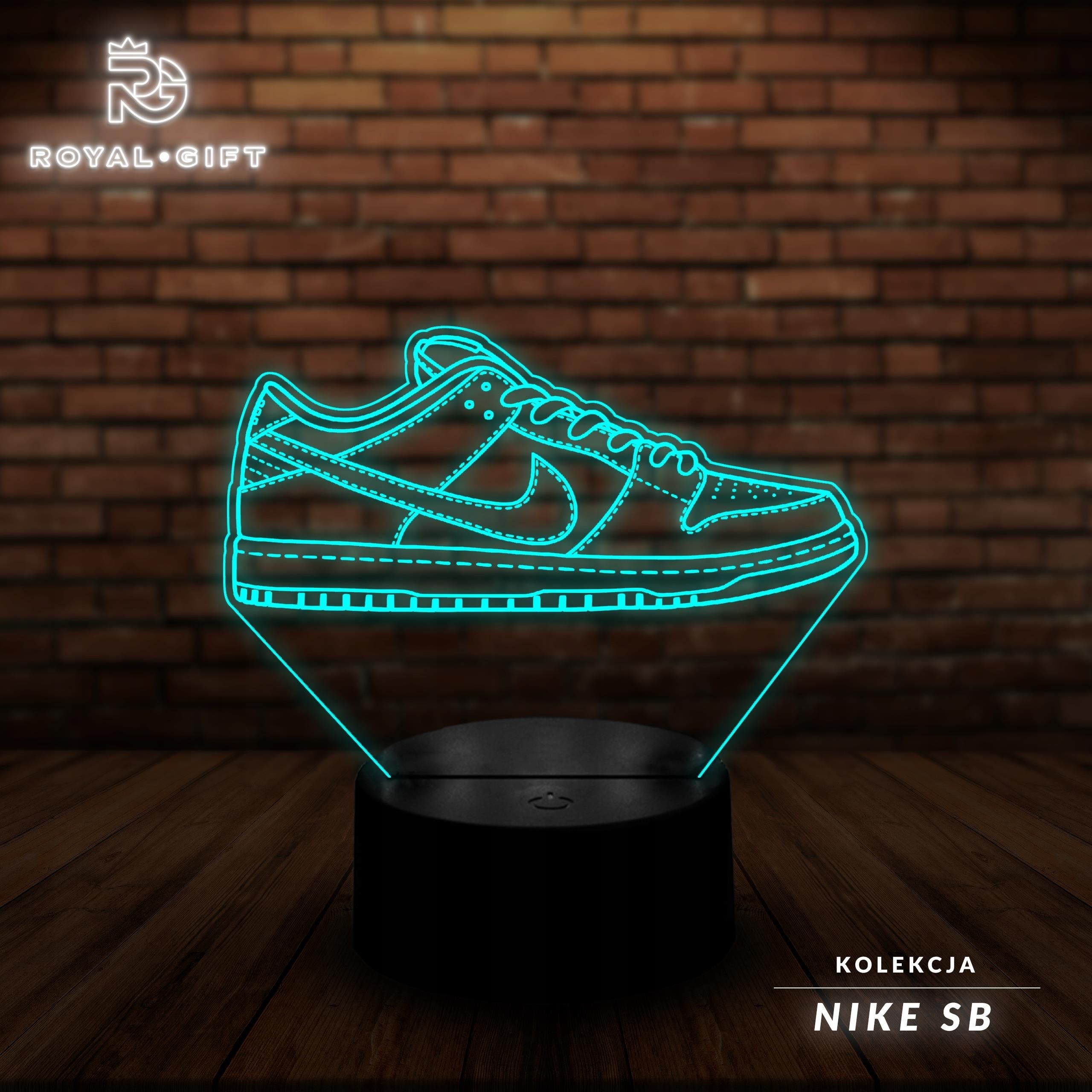 Lampka Nocna Led Statuetka Nike Sb Dunk Low Streetwear 3D Dla Fana But ...
