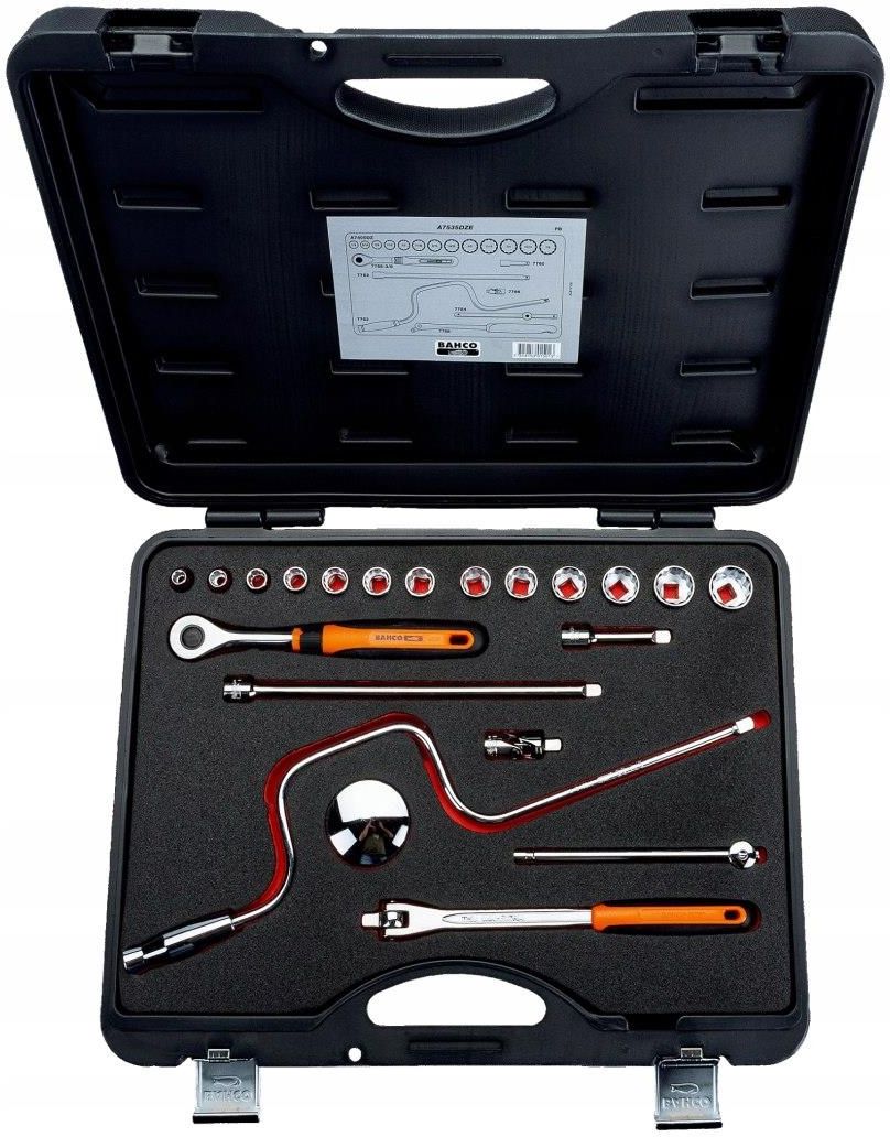 Zestaw narzędziowy Bahco Zestaw Nasadek 3/8 Nasadki Dwunastokątne ...