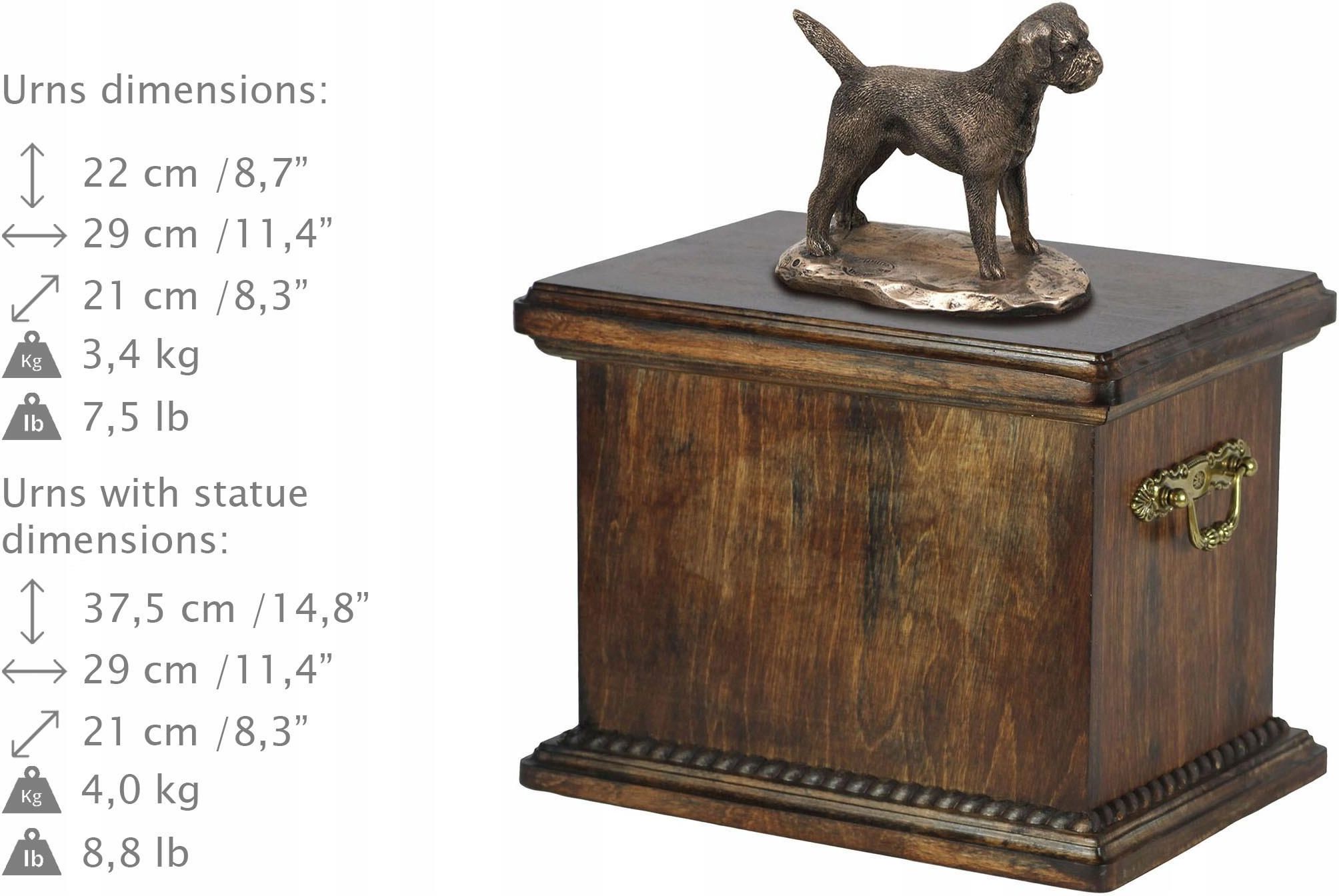 Artdog Border Terier Urna Na Prochy Psa Ze Statuetką - Ceny i opinie ...