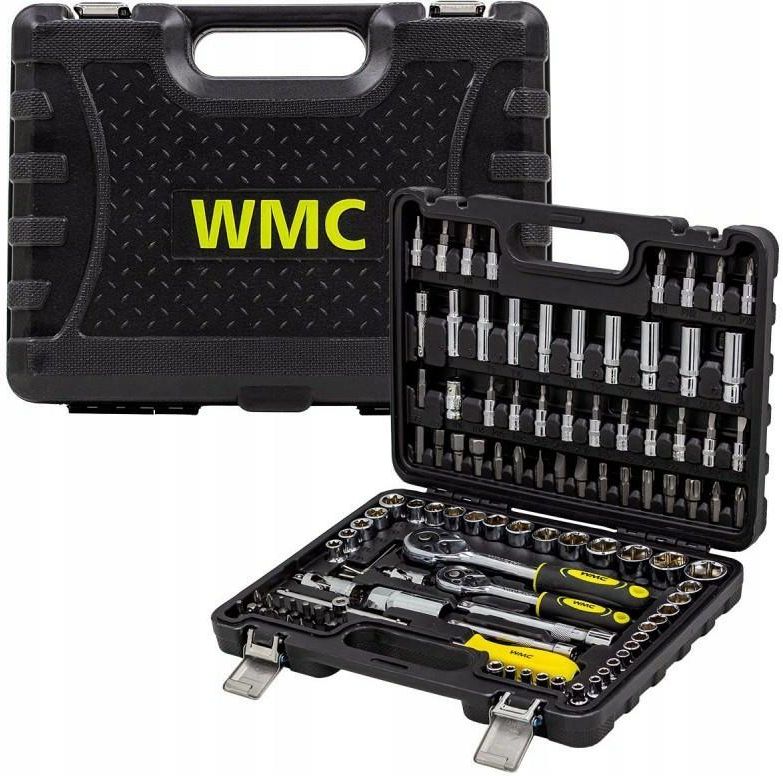 Zestaw narzędziowy Wmc Tools Zestaw Narzędzi Kluczy Nasadki 94El ...