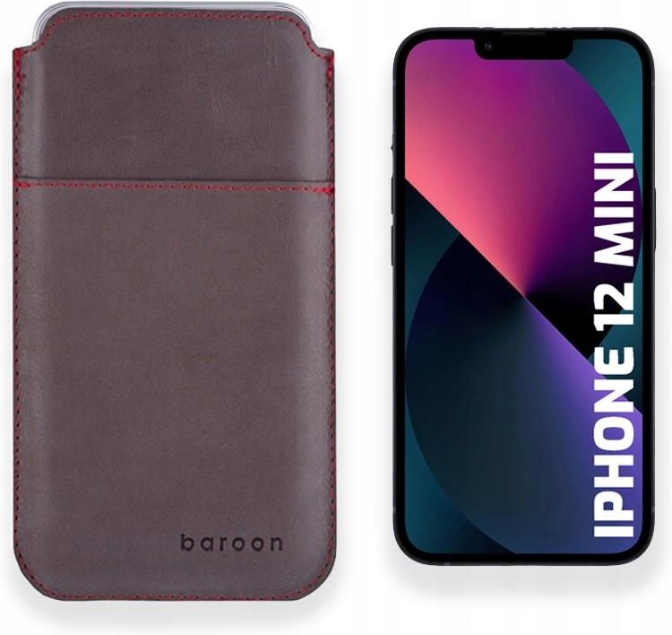 Leo Etui Case Wsuwka Z Naturalnej Polskiej Skóry Do Iphone 12 Mini ...