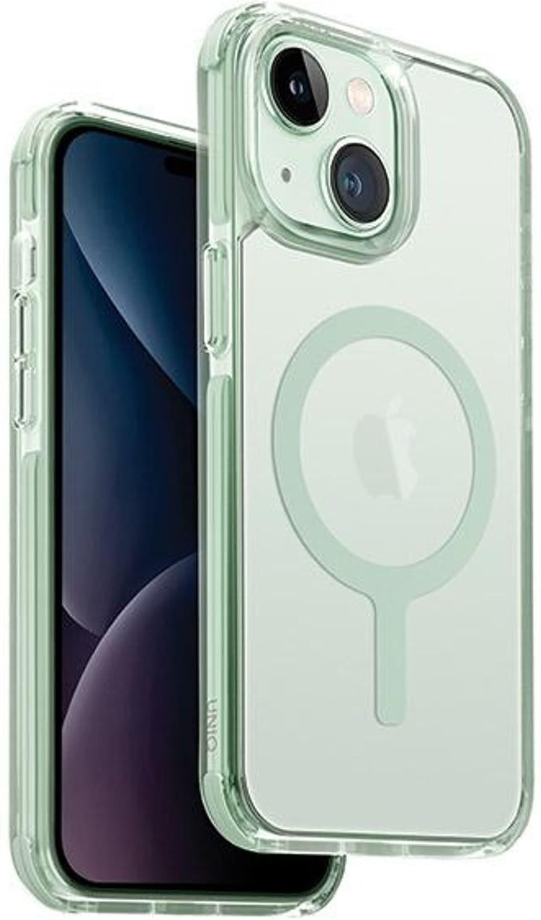 Uniq Etui Combat Iphone 15 14 13 6 1 Maglick Charging Miętowy Cool Mint ...