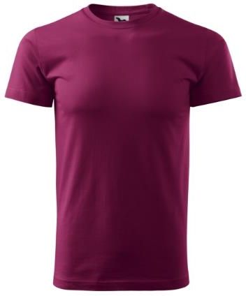 Trwała Koszulka Męska Bawełna Single Jersey Fuksjowa BASIC XS MALFINI ...