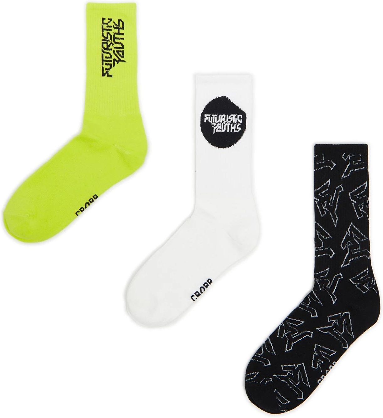 Cropp - 3 pack długich skarpet - Zielony - Ceny i opinie - Ceneo.pl