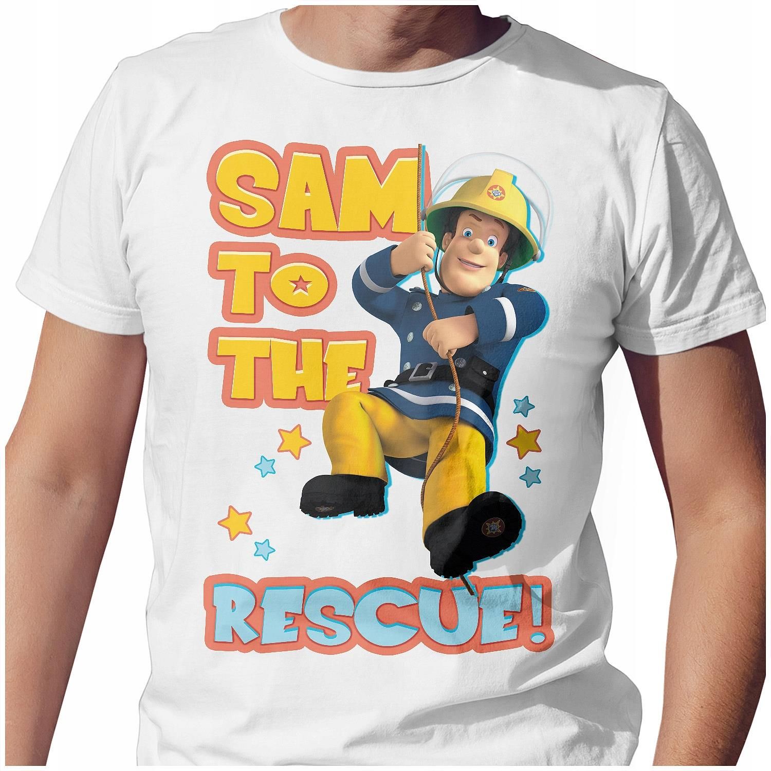 Koszulka T-shirt Strażak Sam Fireman XL Jakość - Ceny i opinie - Ceneo.pl