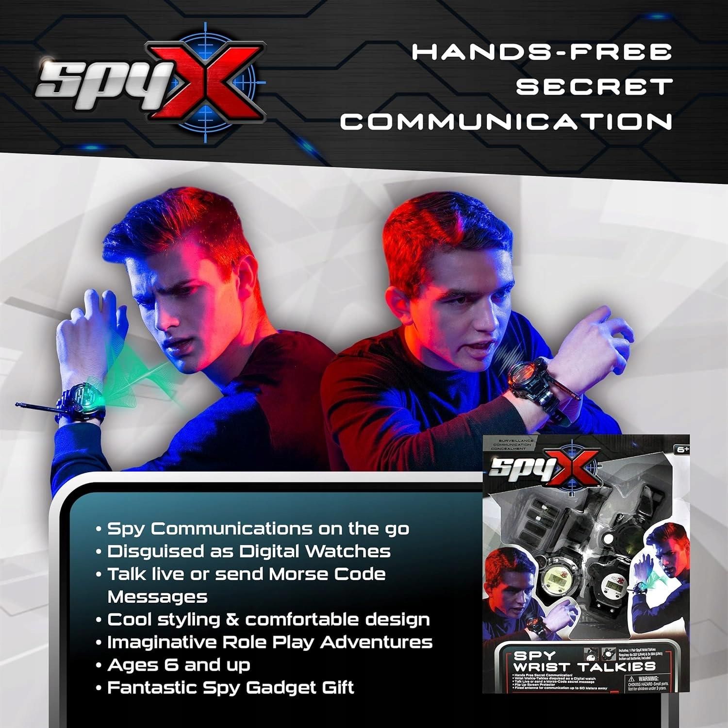 Alltoys Spyx 10538 Spy Wrist Talkies For Kids Hands-Free Secret ...