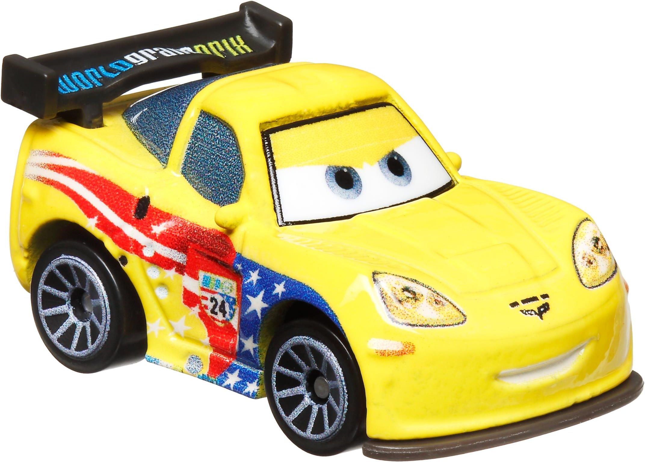 Mattel Disney Auta Mini Racers Trzy Autka Carla Veloso Jeff Corvette ...