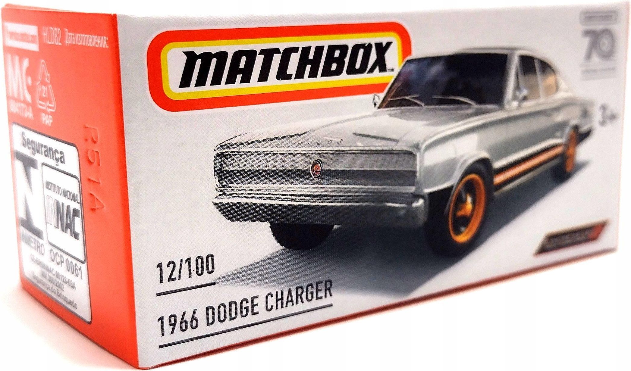 Mattel Matchbox 1966 Dodge Charger Dnk70 Hld82 - Ceny i opinie - Ceneo.pl