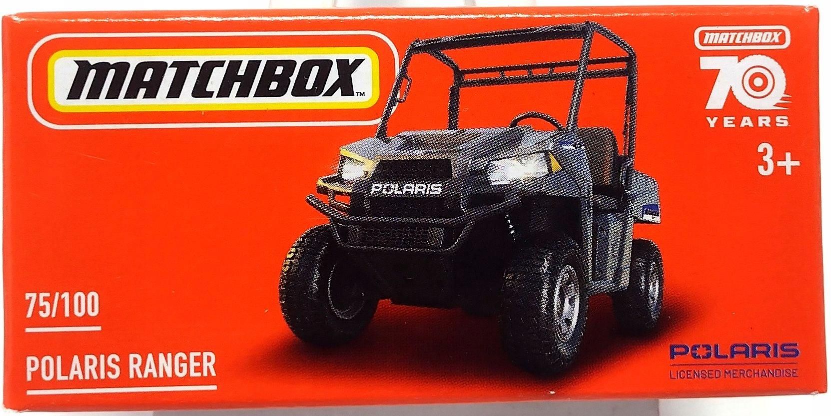 Mattel Matchbox Polaris Ranger. 75/100 Hld59 - Ceny i opinie - Ceneo.pl