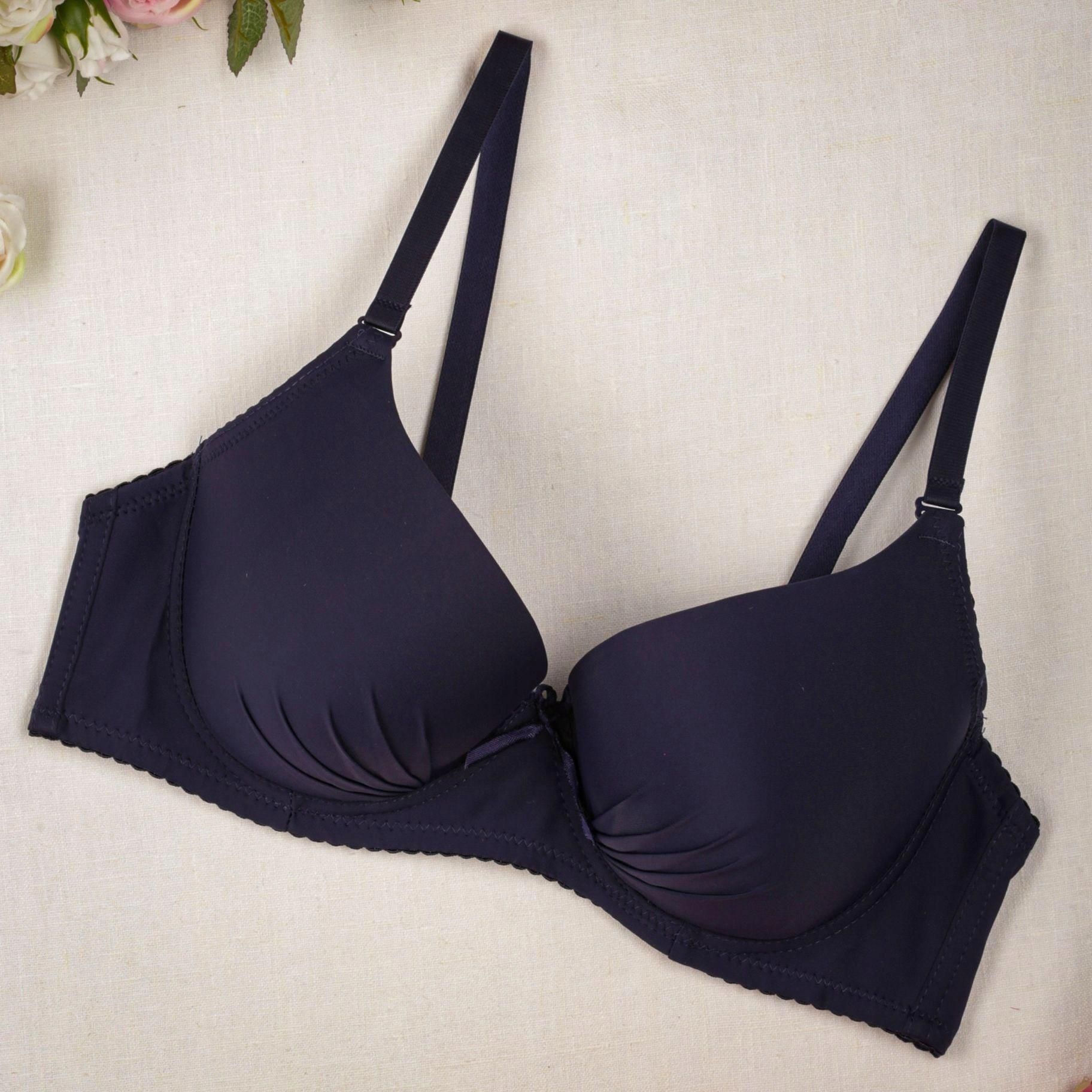 Born2Be Granatowy Biustonosz damski 80C Full Cup - Ceny i opinie - Ceneo.pl
