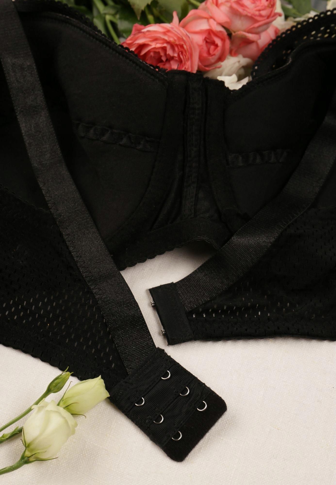 Renee Czarny Biustonosz damski 100F Full Cup - Ceny i opinie - Ceneo.pl