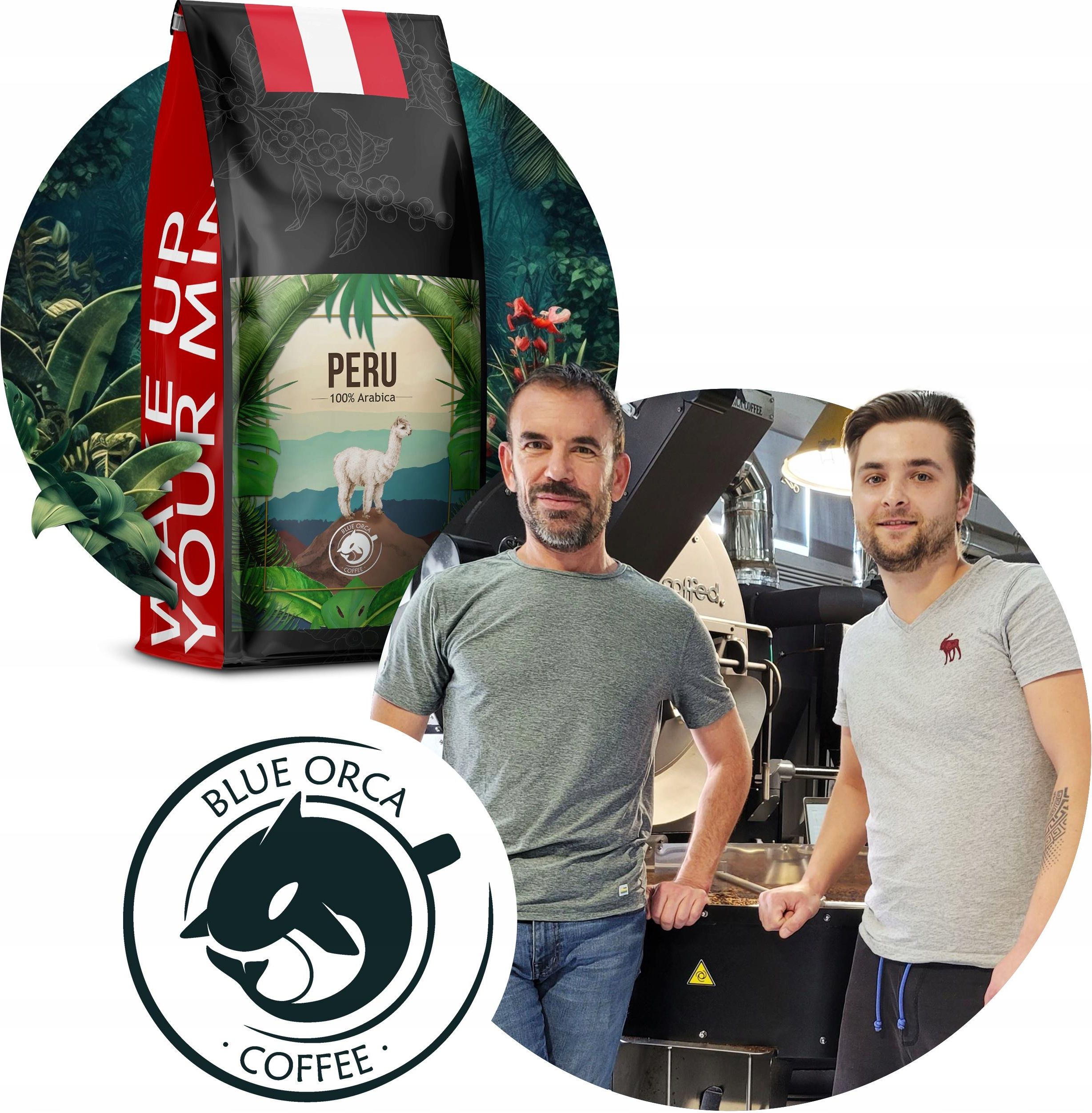 Kawa Blue Orca Coffee Peru Villa Rica Arabica Ziarnista 1kg - Ceny i ...