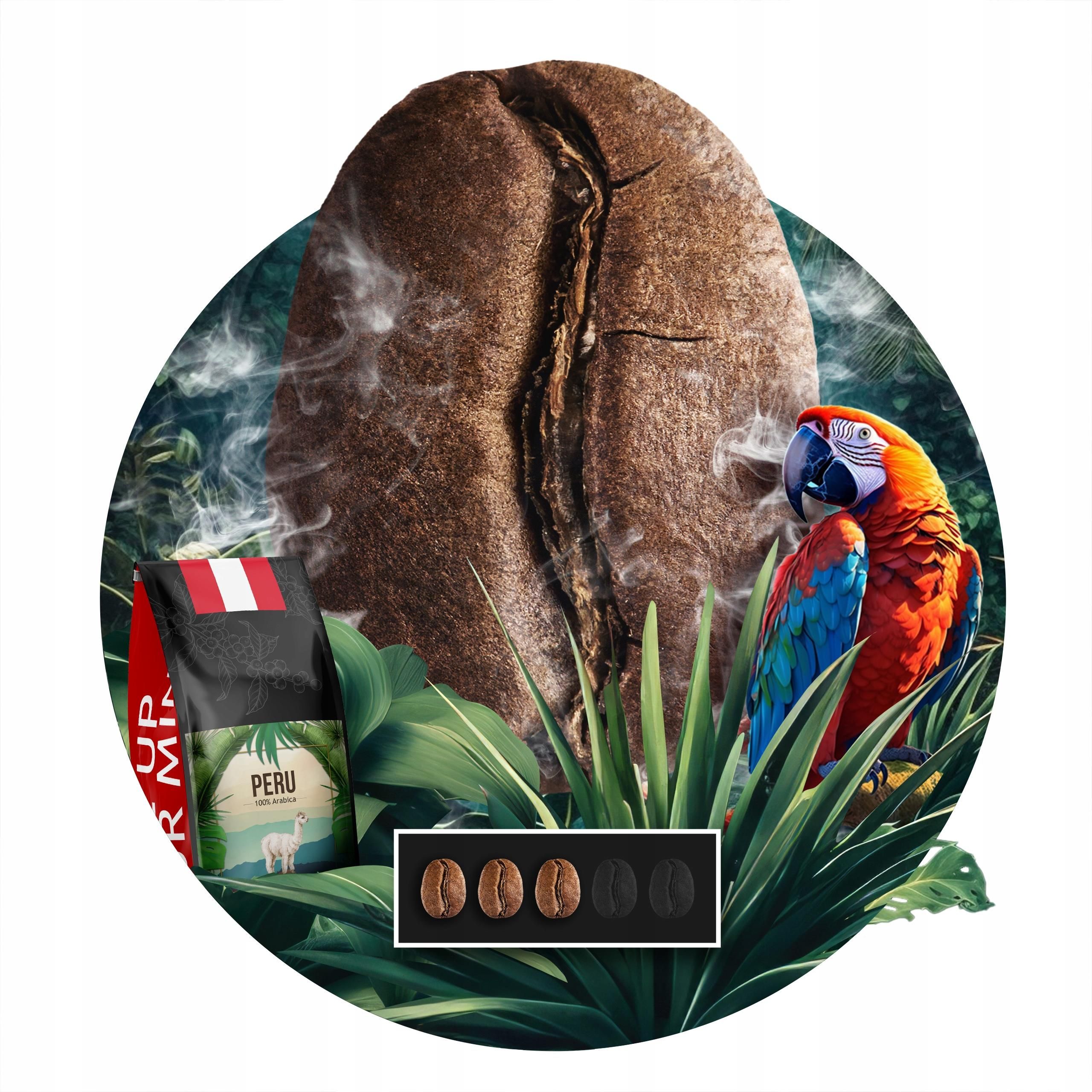 Kawa Blue Orca Coffee Peru Villa Rica Arabica Ziarnista 1kg - Ceny i ...