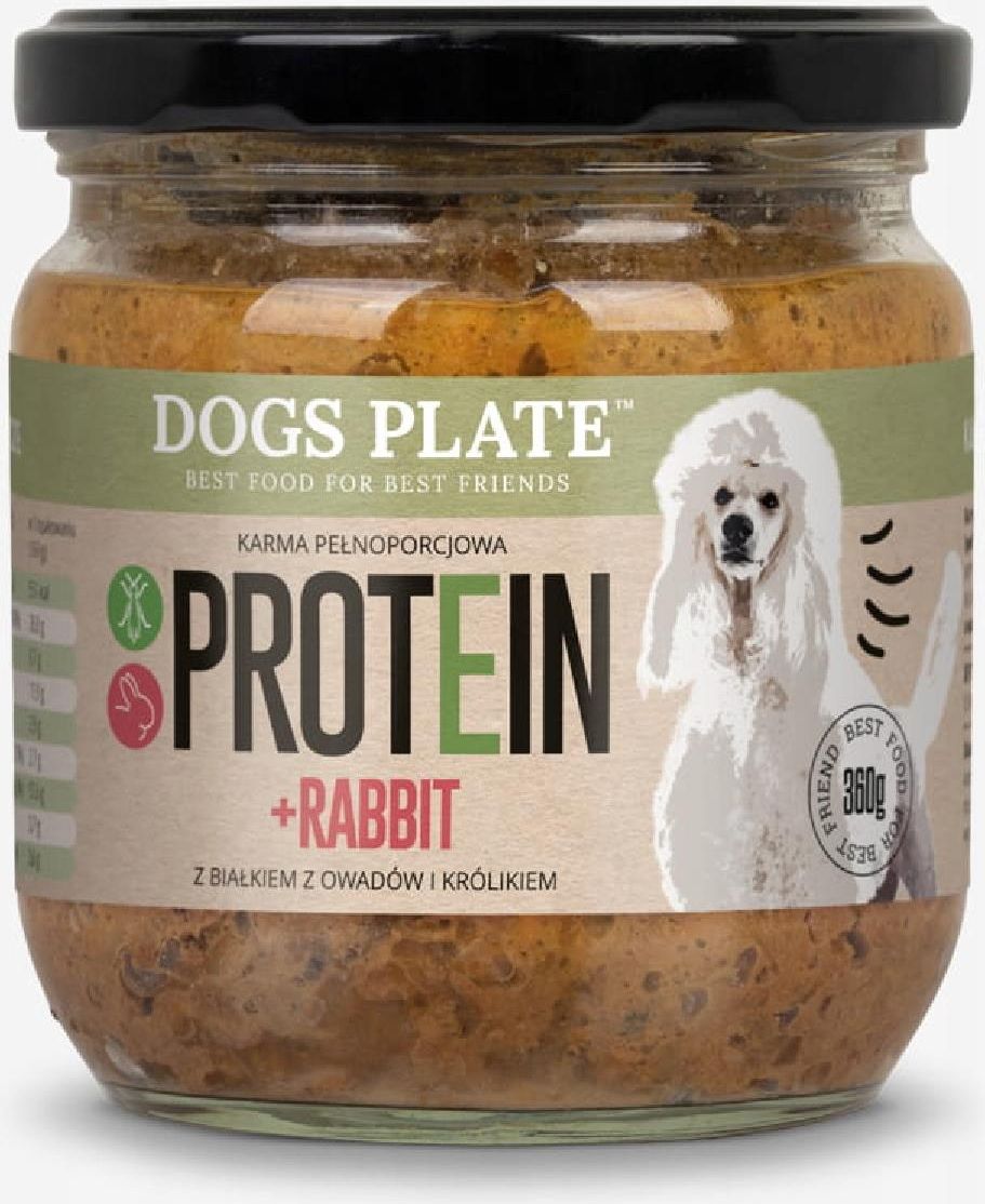 Karma Dogs Plate Protein Rabbit Mokra Karma Dla Psa Królik Z Owadami ...