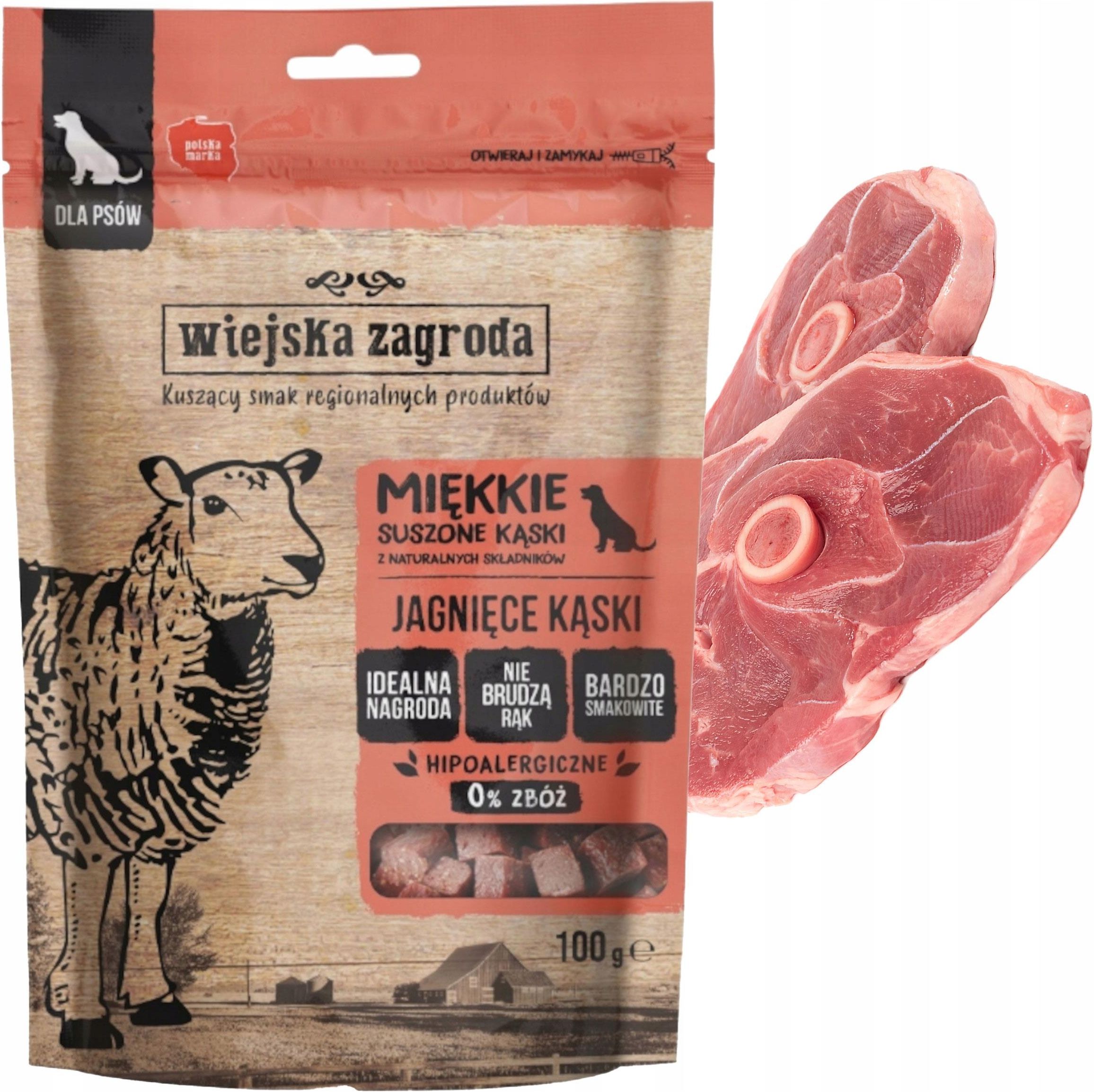 Karma Wiejska Zagroda Zdrowy Przysmak Dla Psa Mix Smaków 5X100G - Ceny ...