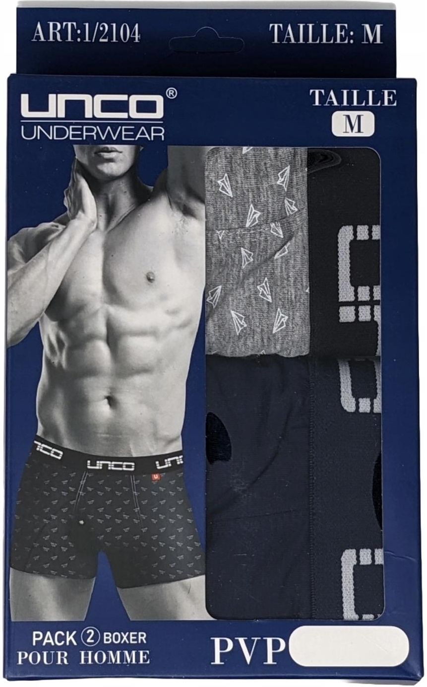 Majtki Bokserki UNCO UNDERWEAR 2-PAK Bawełna r. M (74 cm) - Ceny i ...