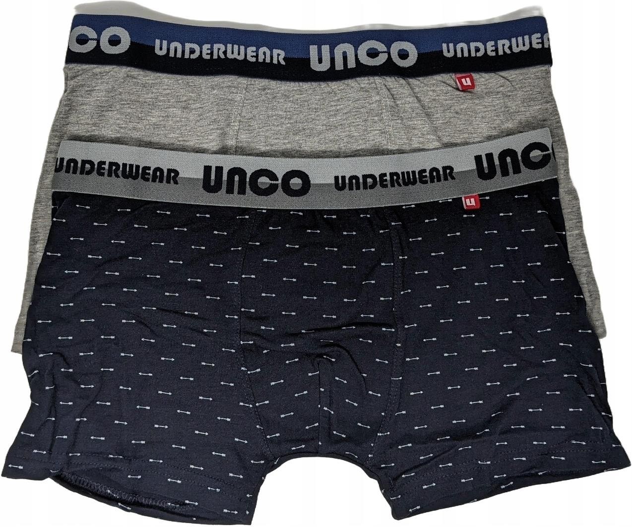 Majtki Bokserki UNCO UNDERWEAR 2-PAK Bawełna r. L (84 cm) - Ceny i ...