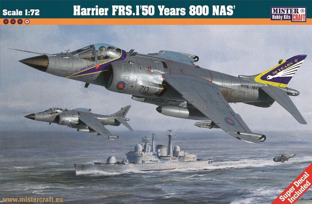 Mister Craft Harrier Frs I 50 Years 800 Nas 1/72 Mistercra D101 - Ceny ...