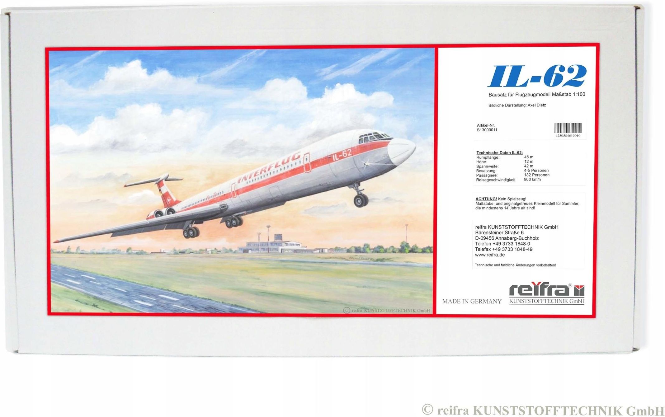 Il 62 Ił 62 Plasticart Reifra Skala 1/100 - Ceny i opinie - Ceneo.pl